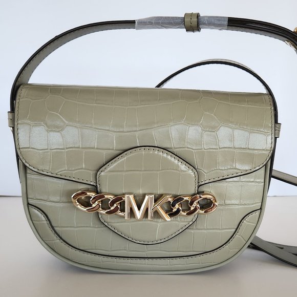 MICHAEL Michael Kors | Bags | Michael Kors Dusty Sage Embossed Leather ...